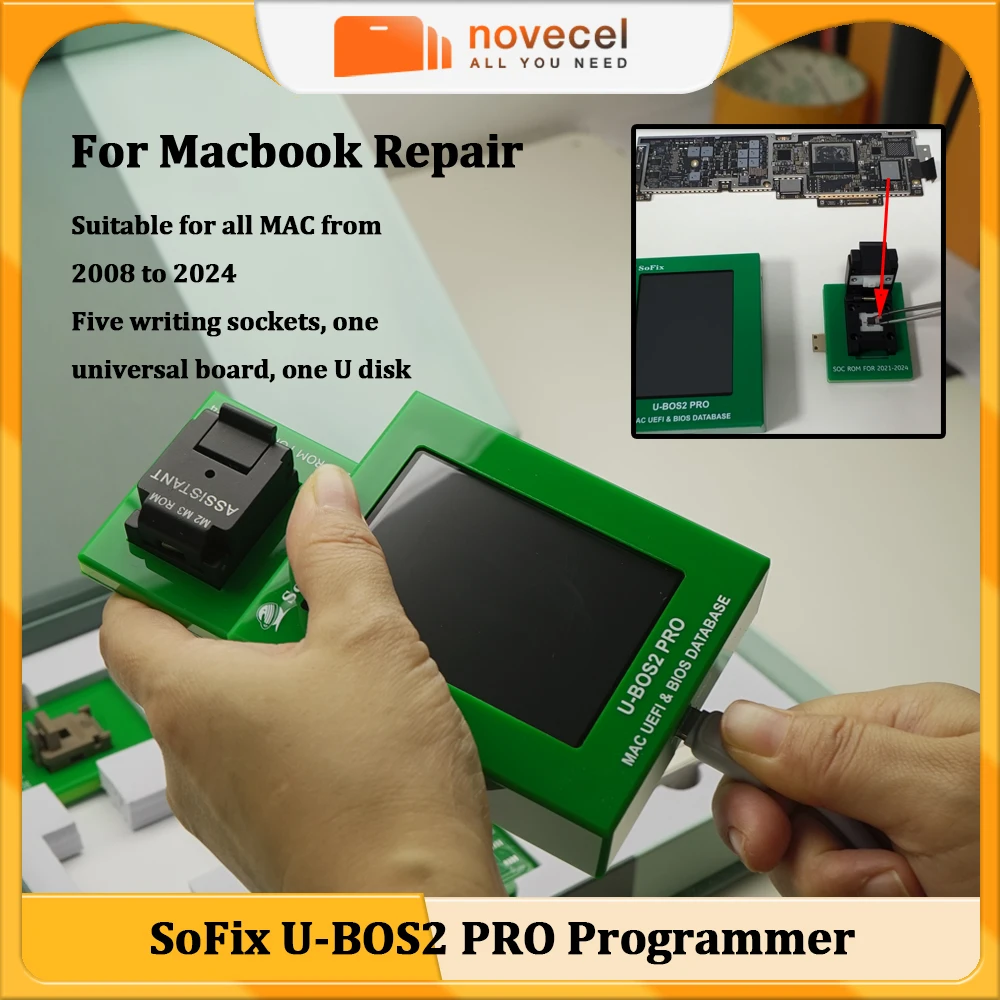 SoFix U-BOS2 PRO Programmer EFI Firmware Repair SPI ROM Writer Type C ...