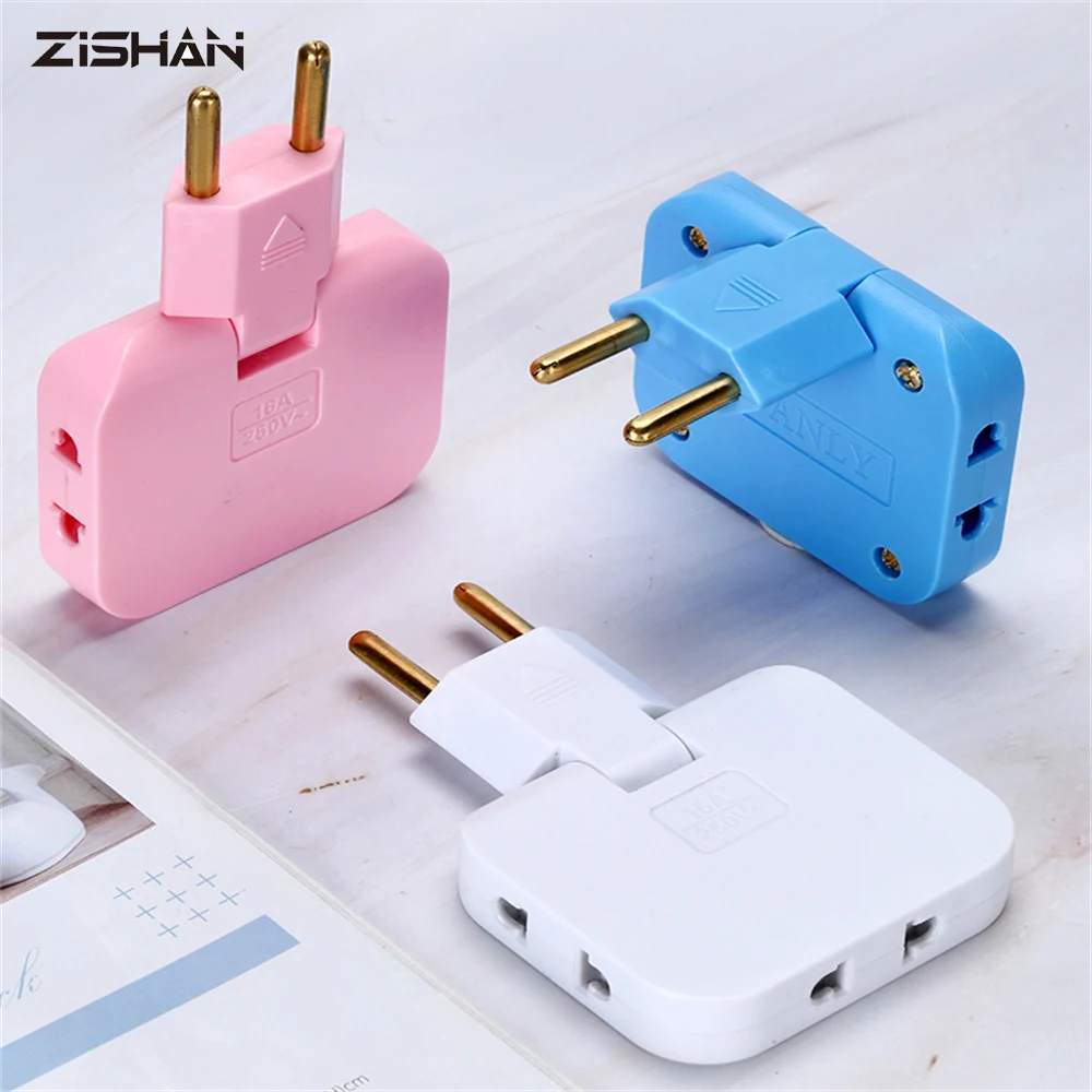 Tomada-sem-fio-Mini-Slim-Adaptador-Sockets-180-graus-Rotatable-EU-Plug ...
