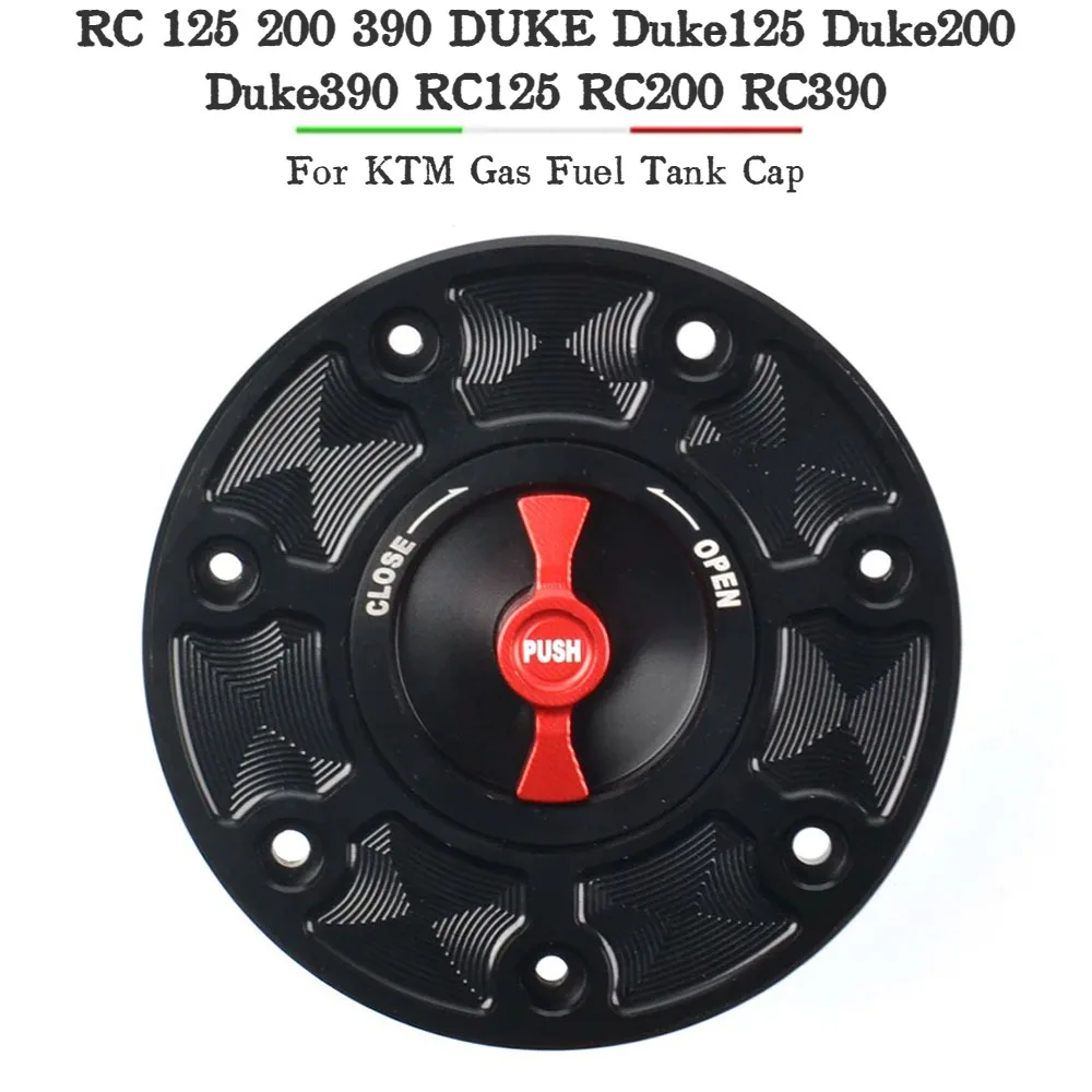 Gas Fuel Tank Cap For KTM RC 125 200 390 DUKE Duke125 Duke200 Duke390 ...