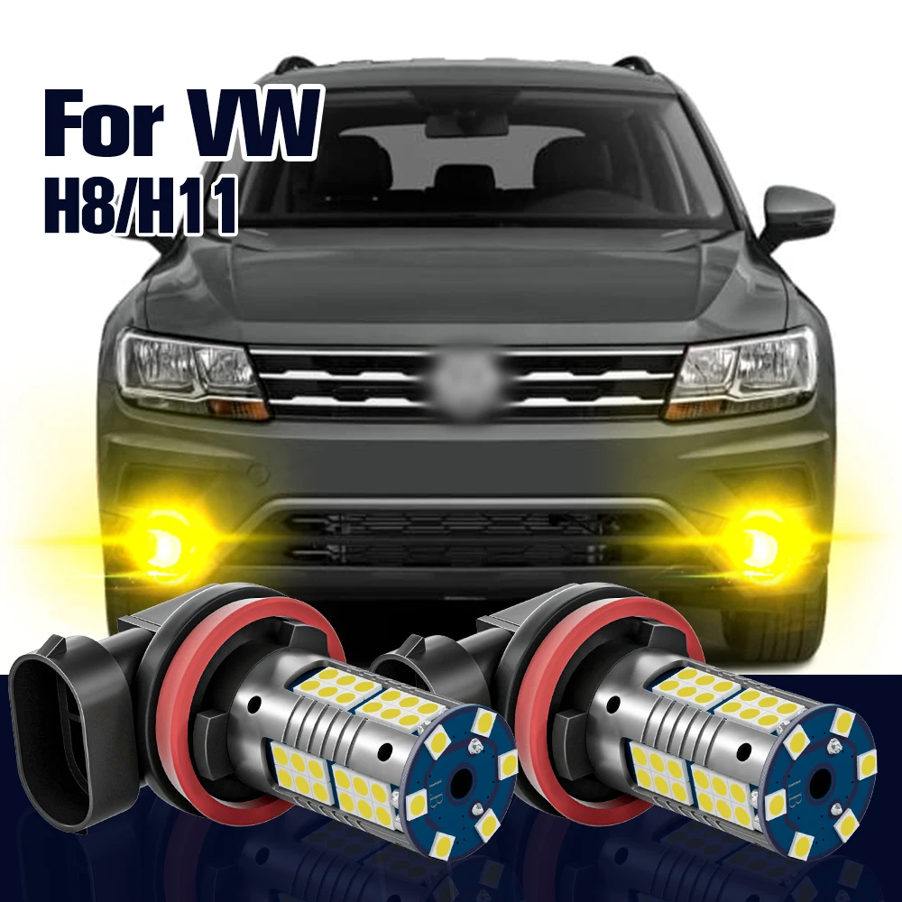 Fog-Light-H8-2pcs-LED-Bulb-Lamp-For-VW-Beetle-CC-Jetta-Passat-B7-B8 ...