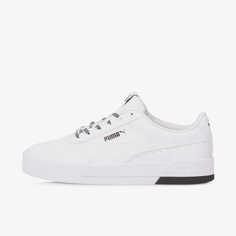 Puma genuine Carina Women's Minimalist Retro Low-Top Sneakers 383906-01 ...