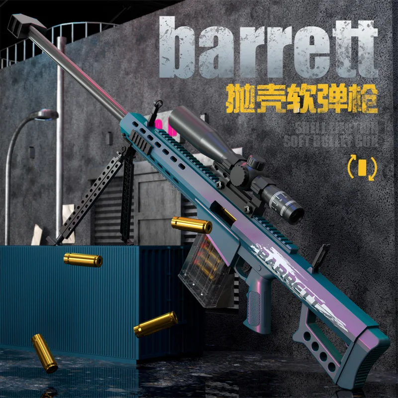 94cm Chameleon Barrett Shell Ejeção Rifle Gun Soft Bullet Shotgun ...