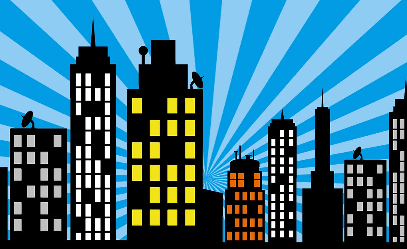Avengers City Background