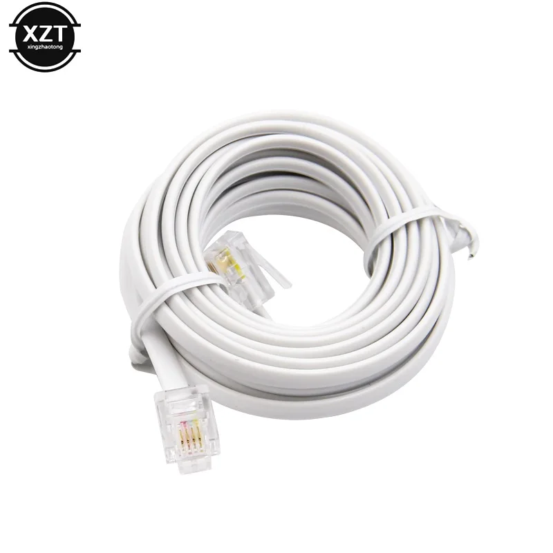 RJ11-6P4C-Male-to-Male-Modular-Phone-Internet-Telephone-Extension-Cable ...
