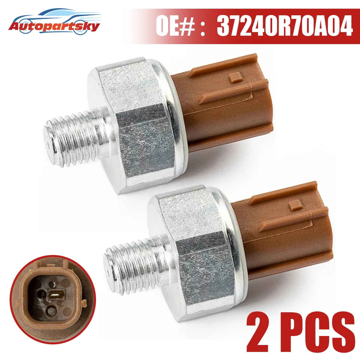 2PCS New VVT Variable Valve Timing Oil Pressure Sensor Switch 37240-R70 ...