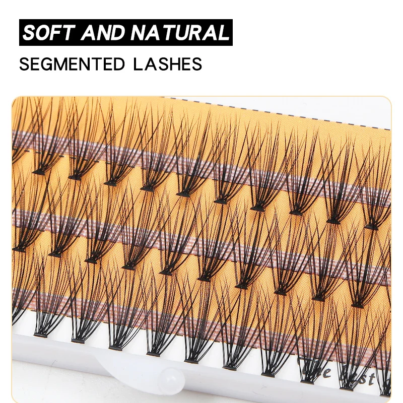 1 Box 60 Bundles Soft Eyelash Extension 10/20D Natural False Eyelashes ...