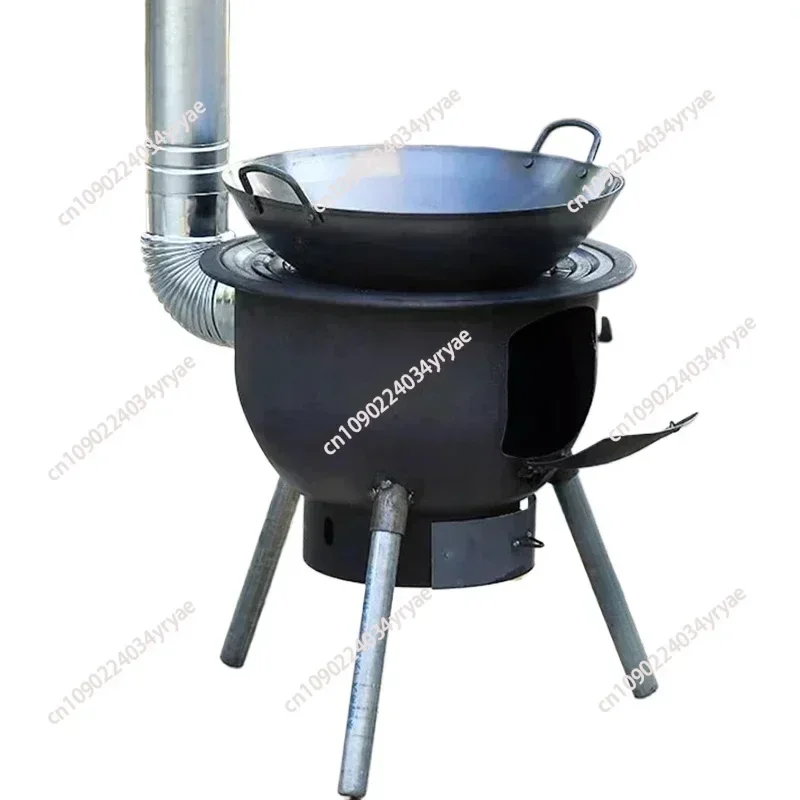 Camping Fire Pits Outdoor Grill Stand Camping Furnace Heating Wood Fire ...