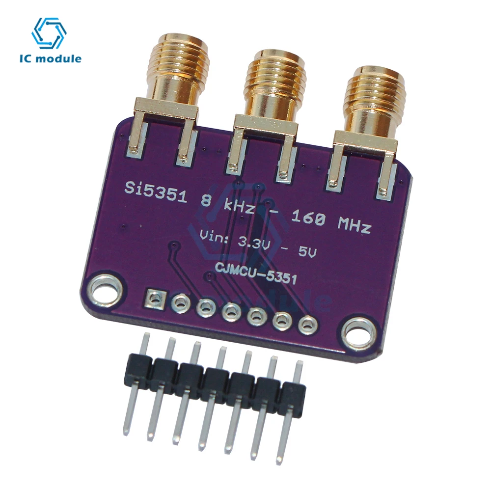 Si5351-I2C-Clock-Generator-Breakout-Board-Module-Signal-Generator-Clock ...