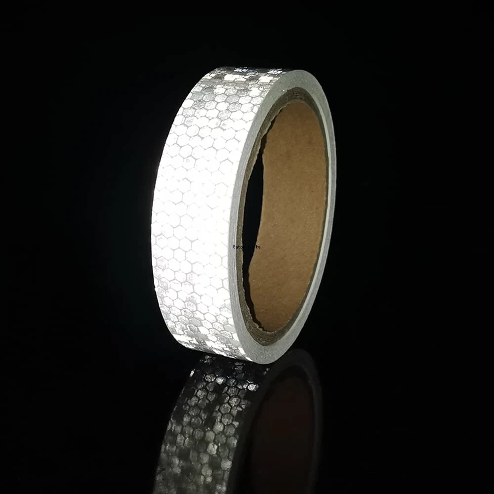 25mmx10M Shining Reflective Warning Tapes Bicycle Waterproof Self ...