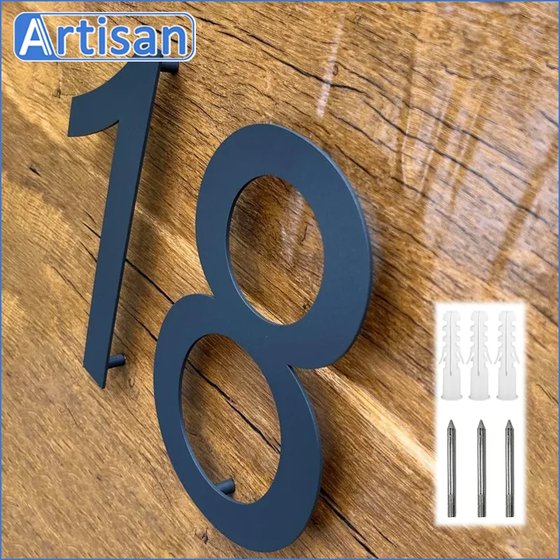 Outdoor-House-Number-20-25-CM-Stainless-Steel-Digital-Door-Alphabet ...