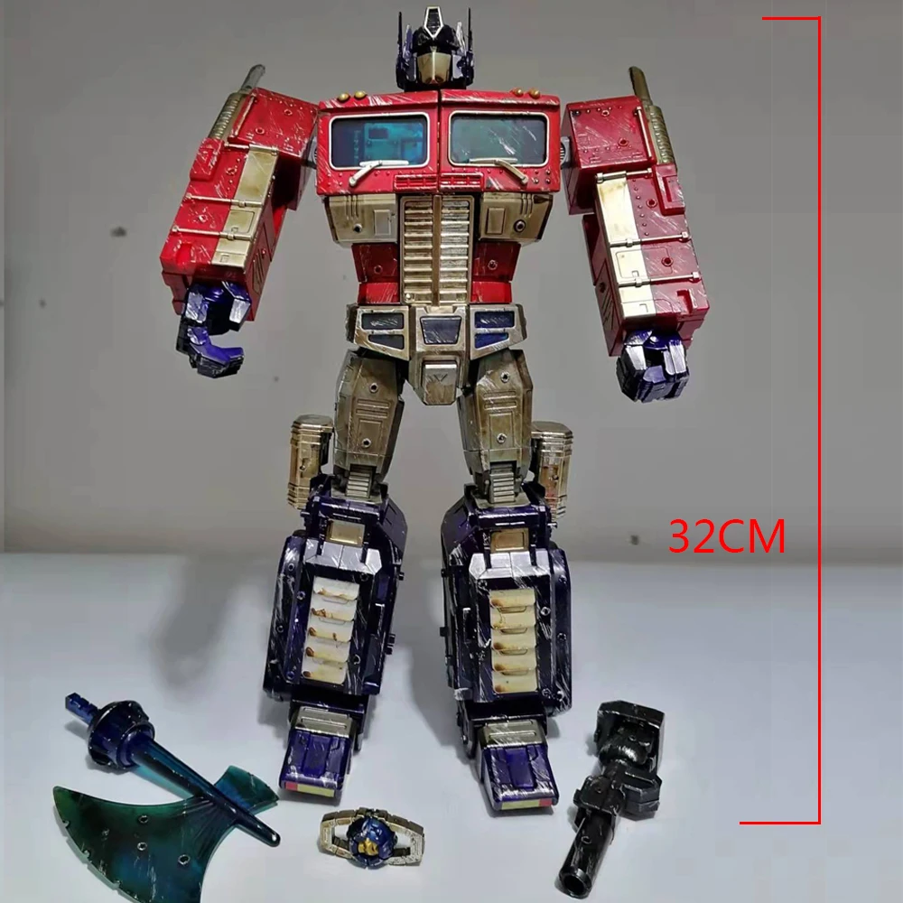 Juguetes de transformación Optimus Battle Damage MPP10 XP10 YOUHU ...