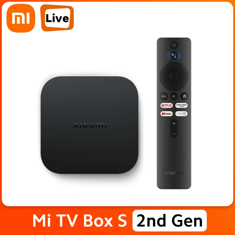 الإصدار العالمي من شاومي Mi TV Box S 2nd Gen 4K Ultra HD Quad Core ...