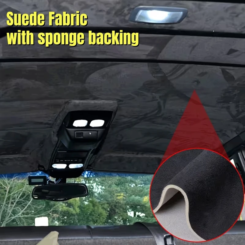 Max 250×150cm Luxury Suede Fabrics for Car Upholstery Auto Interior ...