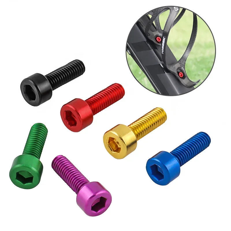 1-2pcs-Bicycle-Bottle-Cage-Screws-m5-15mm-Ultra-Light-Aluminum-Holder ...