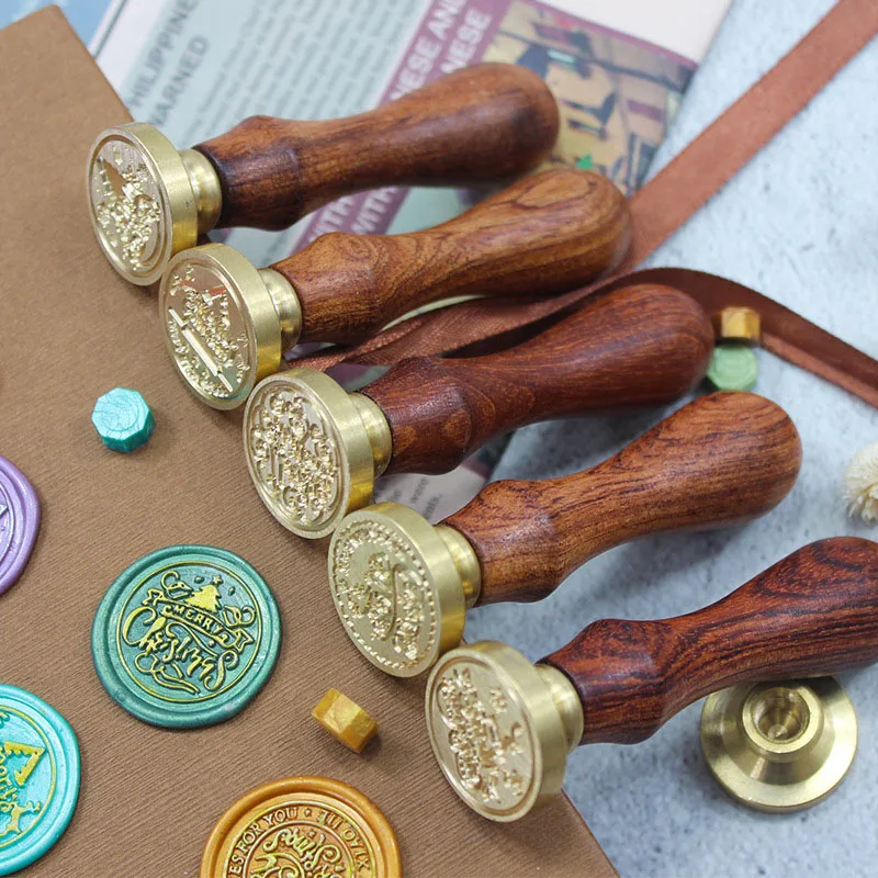 Personalized Sealing Wax Stamp 3.0cm Bronze Head Custom Stamp ...