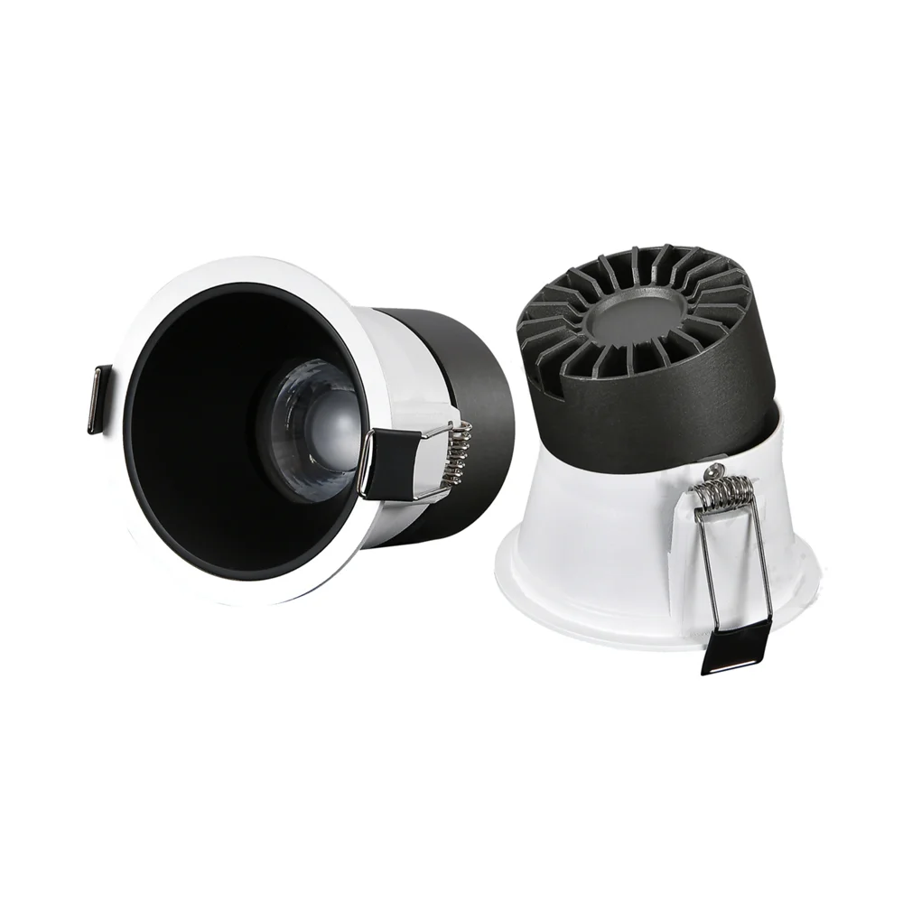 Recessed-LED-COB-Spotlight-12W-Dimmable-110V-220V-Anti-Glare-Downlight ...