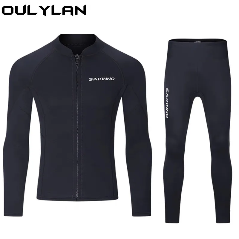 Oulylan-3mm-Diving-Wetsuit-Jackets-And-Pants-Men-Women-Neoprene-Diving ...
