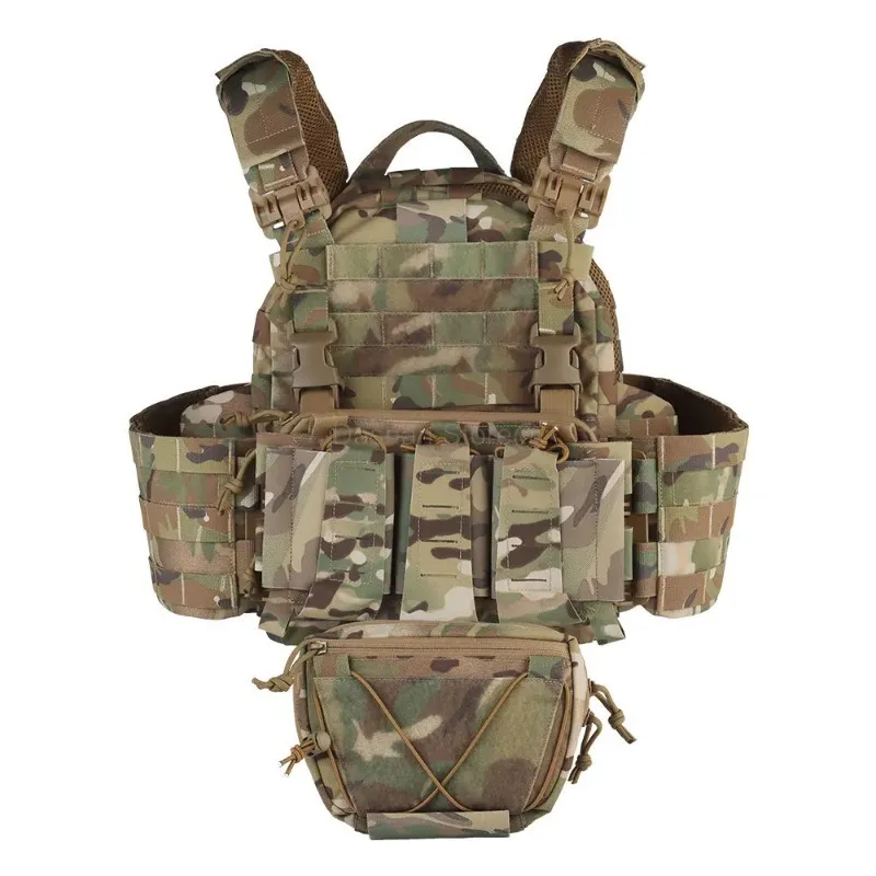 ARC-Tactical-Vest-MOLLE-Plate-Carrier-Body-Armor-Tubes-Quick-Release ...