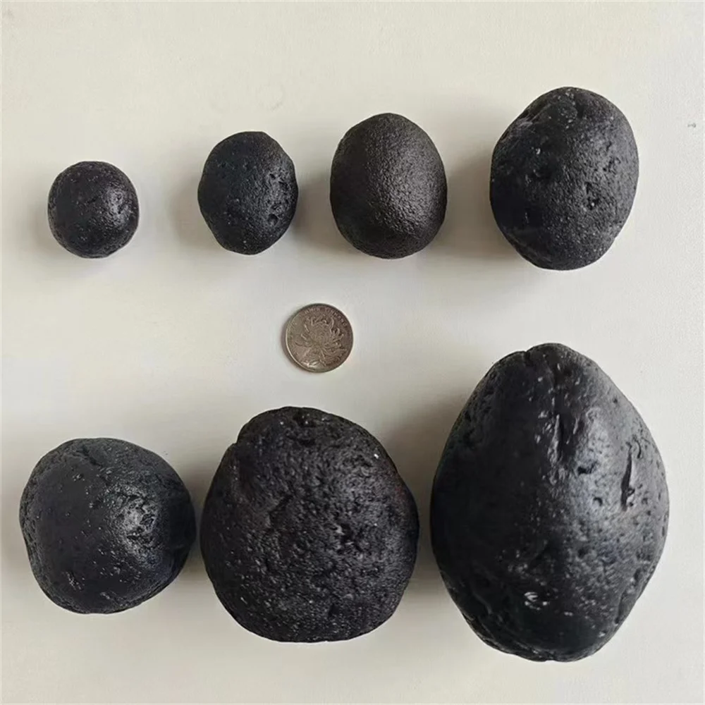 Natural-Stone-Meteorite-Black-Tektite-Specimen-Cosmic-Power-Energy ...