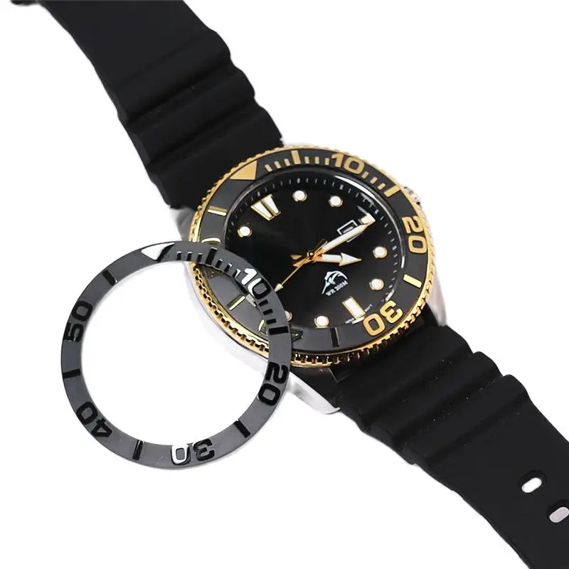 Black Matt Yacht design Ceramic Bezel Insert For Casi Duro Swordfish ...