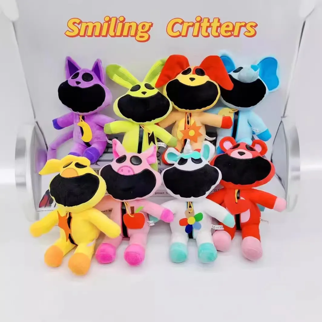 Poppy Playtime Plush Toy Doll, Cartoon Game Doll, Animal sorridente ...