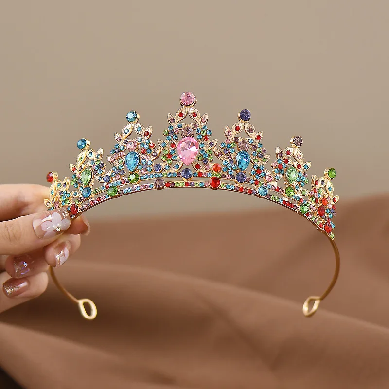 Children's Sparkling Princess Crown Headwear, Girls' Hair Accessories ...