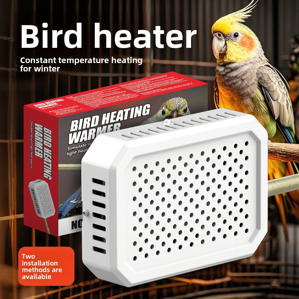 NOMOY Chew-Proof Bird Heater - Metal Guarded Tube with Constant Safe ...