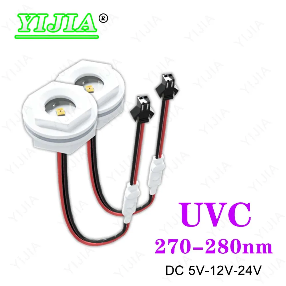 High-Quality-Deep-UV-LED-Ultraviolet-Lamps-270nm-275nm-280nm-UVC-5V-12V ...