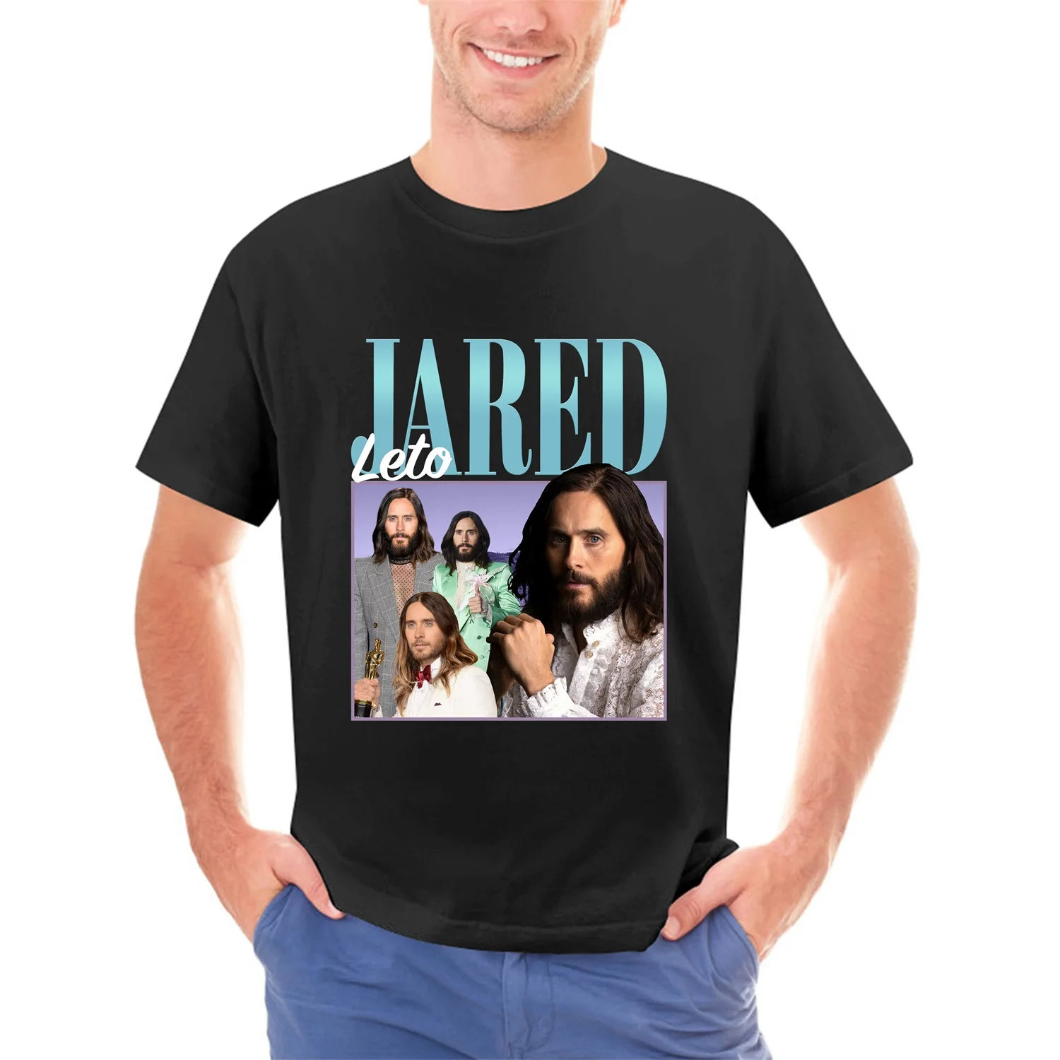 Jared-Leto-Shirt-Jared-Leto-Retro-Shirt-Jared-Leto-Actor-Singer-Tee ...