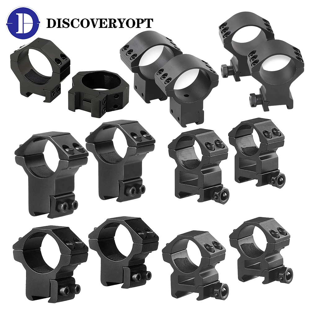 1-Pair-25-4mm-30mm-34mm-Scope-Mount-Ring-Set-For-Picatinny-Dovetail ...