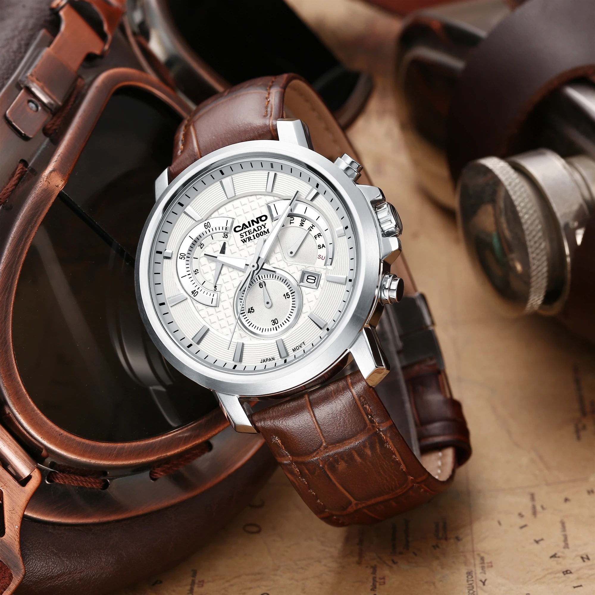CAINUOS new genuine handsome men's watch fashion trend high-end version ...