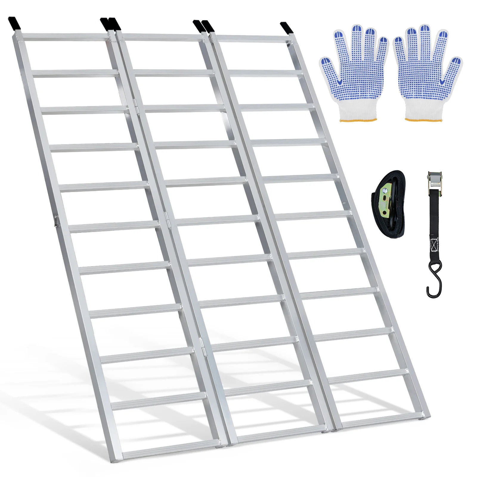 1500lbs Heavy-Duty Folding Loading Ramp – Geared Up Garage