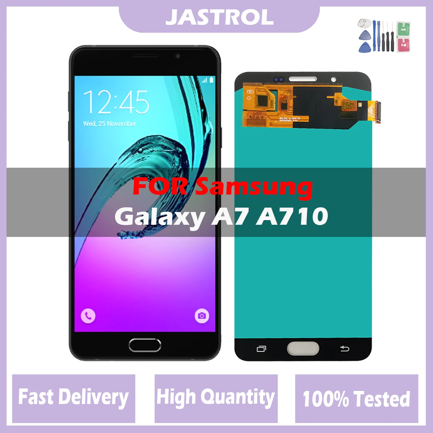 5.5 "삼성 갤럭시 A7 2016 LCD 디스플레이 A7100 A710F A710 LCD 터치 스크린 디지타이저 교체 용 오리지널 LCD 디스플레이| | - AliExpress