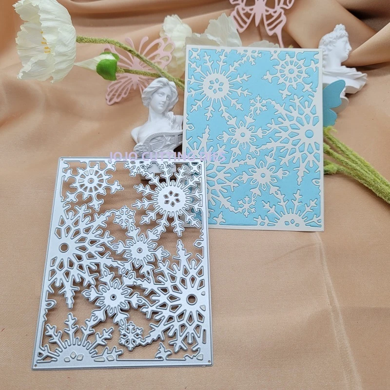 Die Cut Scrapbooking Snowflake | Snowflake Card Cutting Dies - Metal ...