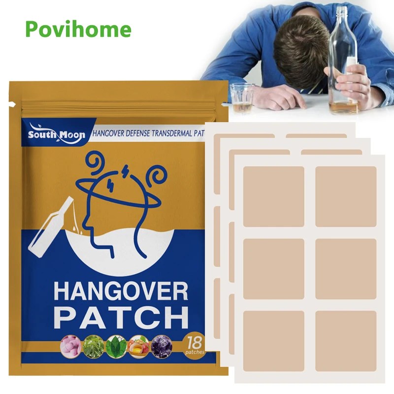 18pcs-Quick-Hangover-Patch-Prevention-Plaster-Chinese-Herbal-Medicine ...
