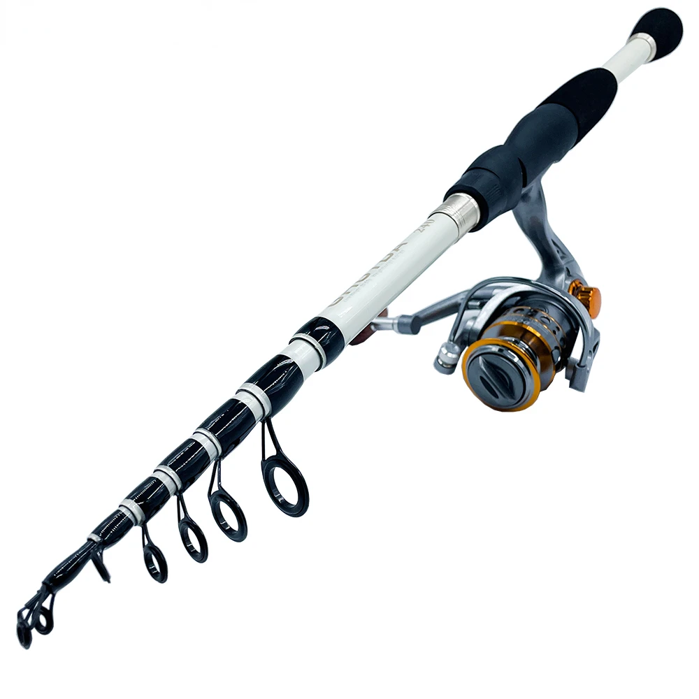 1-6M-2-4M-Telescopic-Carbon-Fiber-Casting-Kit-Spinning-Fishing-Rod-Left ...