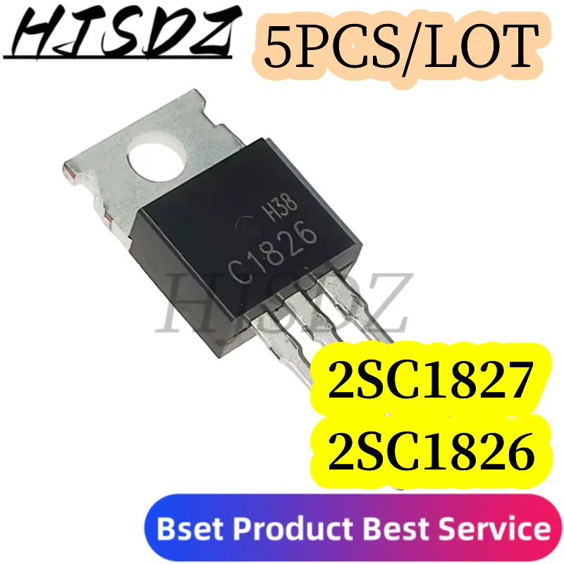 5PCS 2SC1826 C1826 2SC1827 C1827 TO-220 new original integrated circuit ...