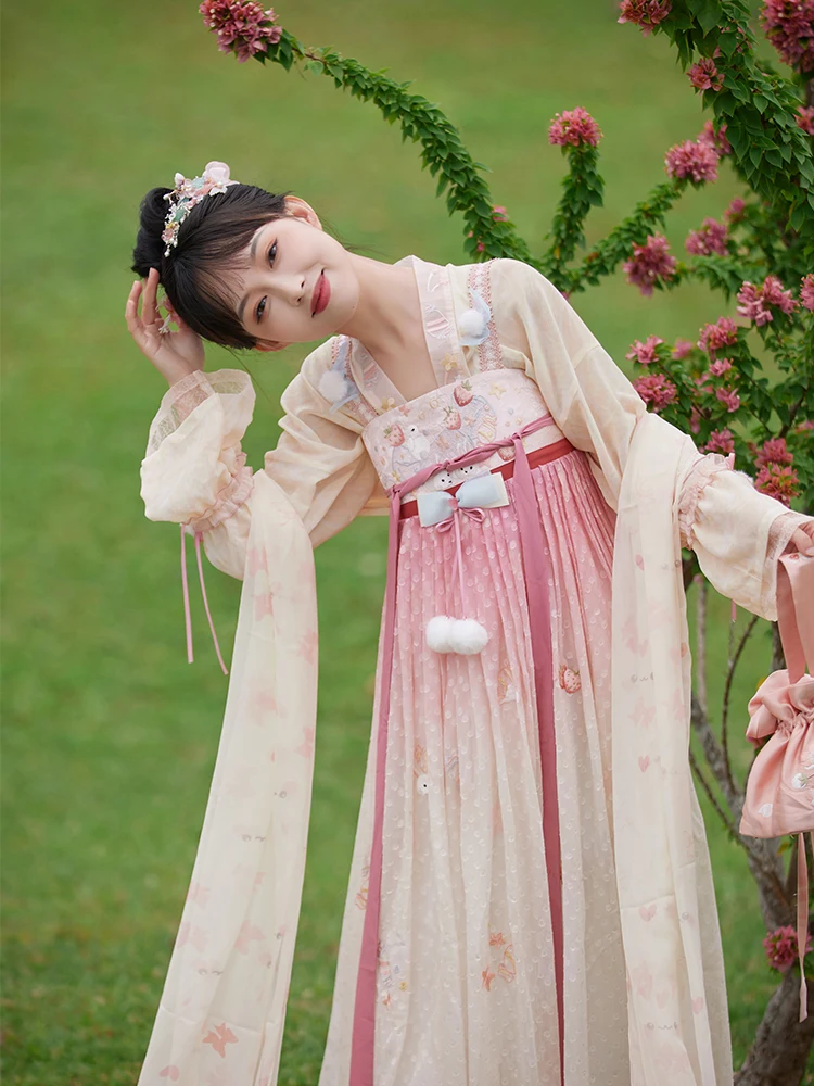 July Eve Bunny Bunny Candy Han Element Double-breasted Shirt ...