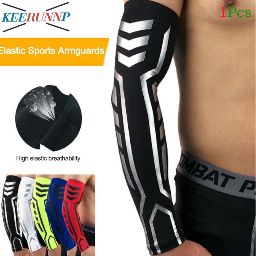 1Pcs-Arm-Sleeve-Sport-Compression-Sleeves-for-Basketball-Cycling-Golf ...