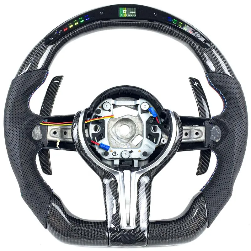 Volante-deportivo-de-fibra-de-carbono-personalizado-para-BMW-F30-F10 ...