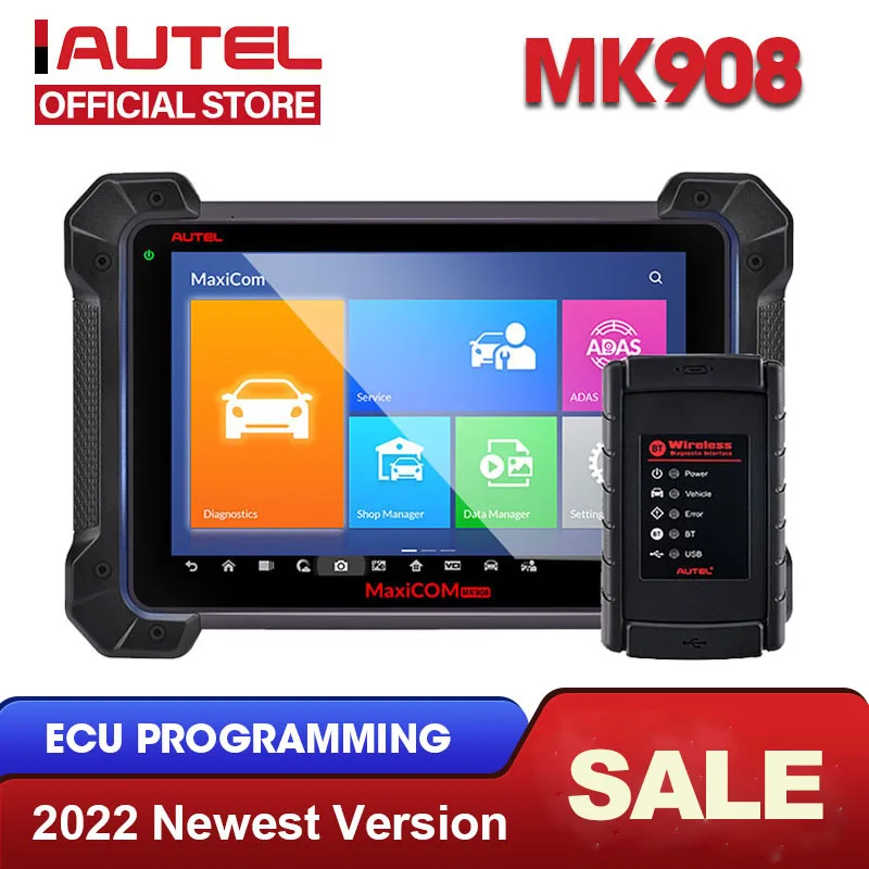 Autel MaxiCOM 자동 진단 스캐너, Autel MK908 PK MK908P MaxiSys Elite MS908 ECU ...