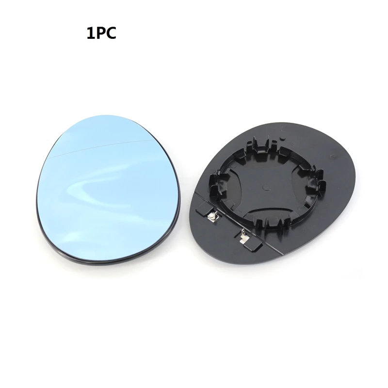 백미러 가열 유리, 왼쪽 오른쪽 파란색 및 흰색, 미니 F55 F56 쿠퍼 2014 2020 교체 51167366039 ...