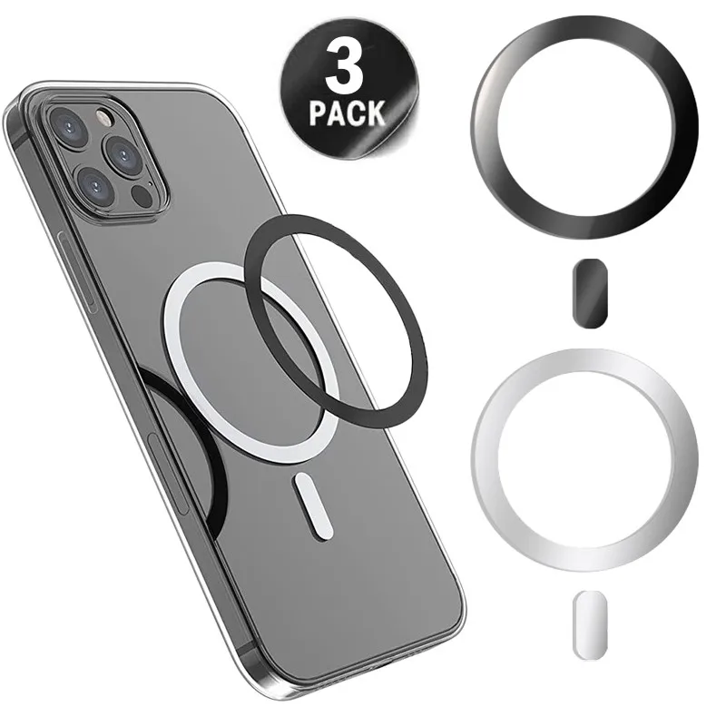 Anello-adesivo-in-metallo-per-Magsafe-iPhone-14-13-12-Pro-Max-Custodia ...