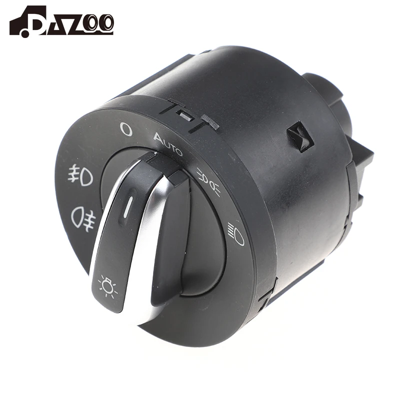 Chrome-Headlight-Switch-For-VW-Golf-5-6-MK5-MK6-Tiguan-Passat-B6-B7-CC ...