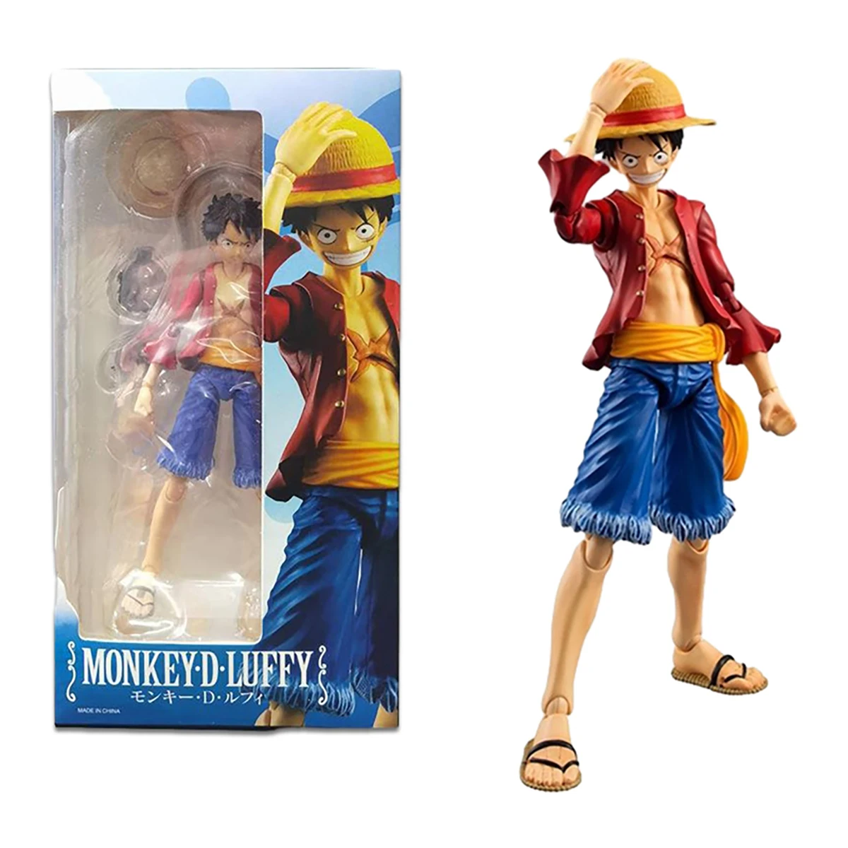 One-Piece-Luffy-Action-Figure-Anime-Monkey-D-18cm-Luffy-Boy-Moveable ...