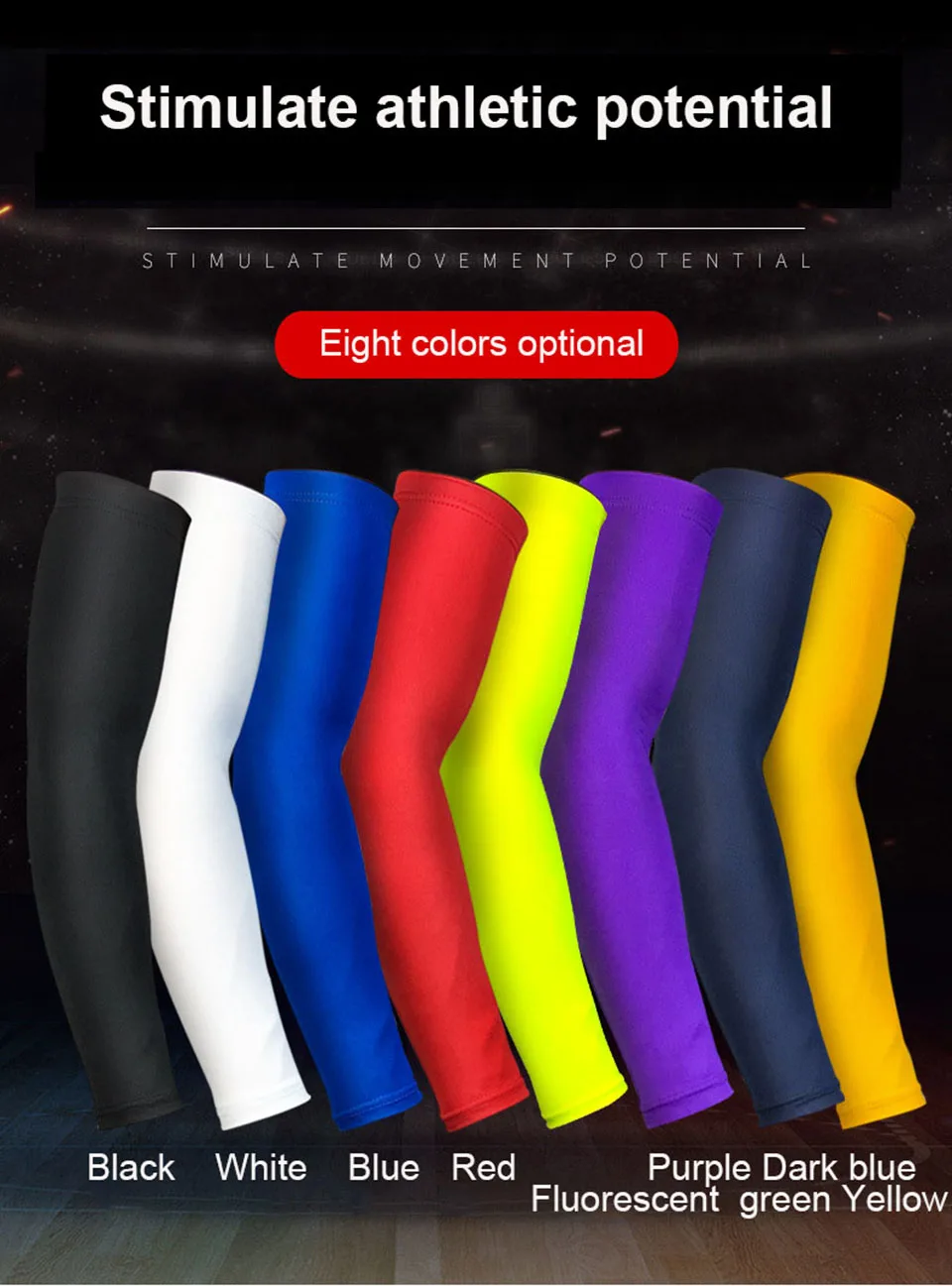 Compression bras,Manchon de bras de sport de compression,chauffe-bras ...