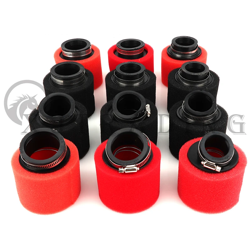 Black and Red Foam Air Filter 35mm 38mm 42mm 45mm 48mm 50mm 60mm Sponge ...