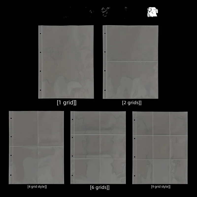 3-inch-A4-Transparent-Nine-grids-Loose-leaf-Game-Card-Album-Love-Bean ...