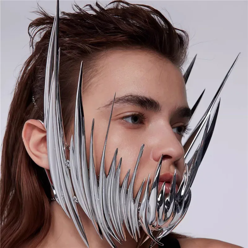 Cyberpunk-nicho-de-personalidad-con-pinchos-para-hombres-y-mujeres-cara ...