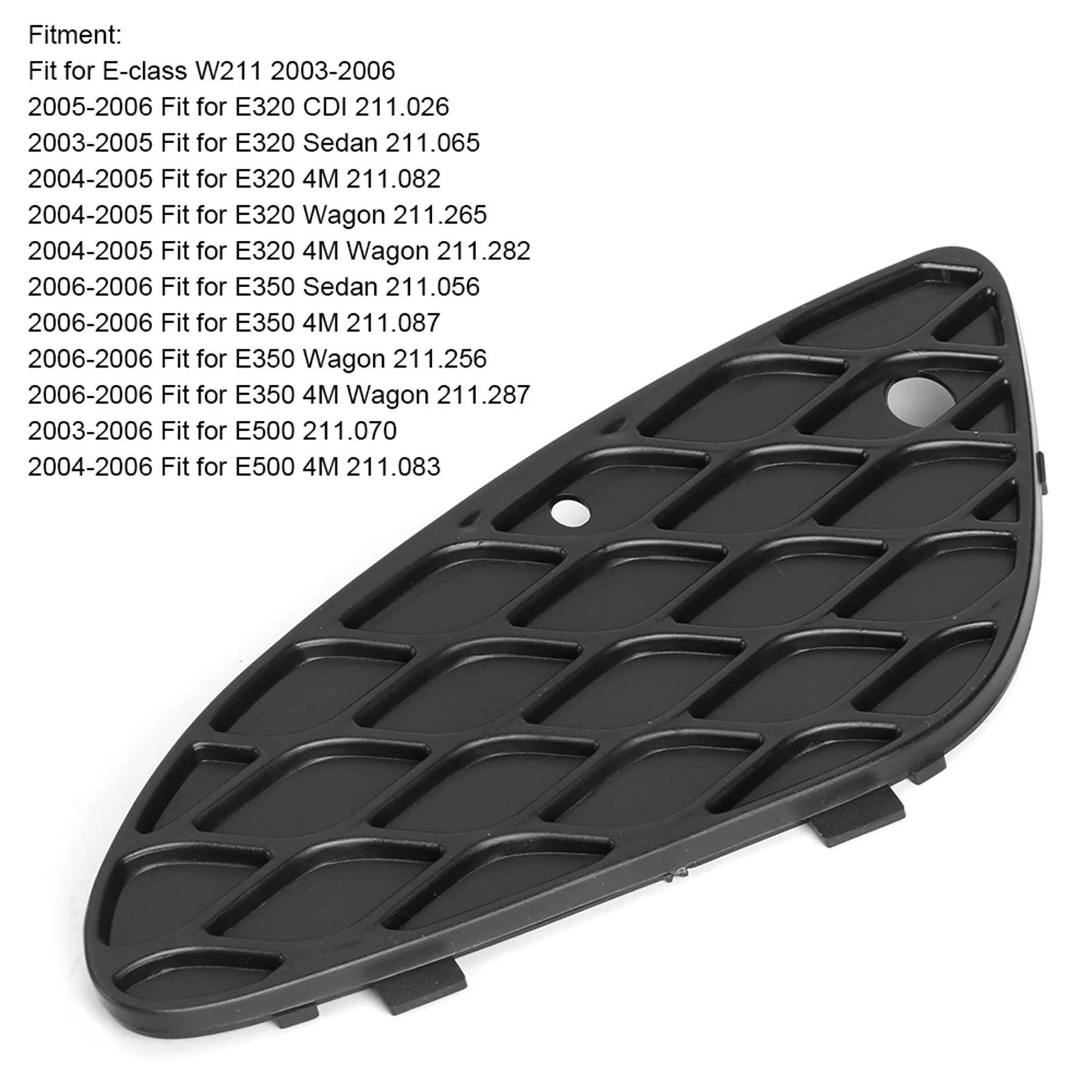 1-piece-Front-Bumper-Cover-Mesh-Grille-2118850353-Replacement-for ...